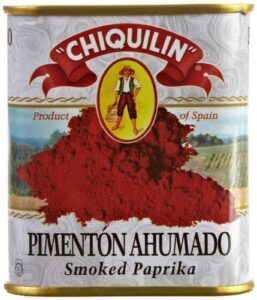 smoked paprika chiquilin tin 2.64 oz (2 pack) pimenton ahumado spain rich smokey flavor home grocery product