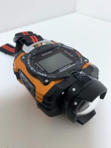 ricoh waterproof action camera wg-m1 orange wg-m1 or 08286