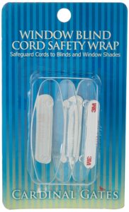 cardinal gates cord safety 3- wraps, clear