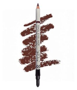 jillian dempsey khôl eyeliner | waterproof eyeliner pencil with built-in smudger | long-lasting intense color i vegan | rich brown