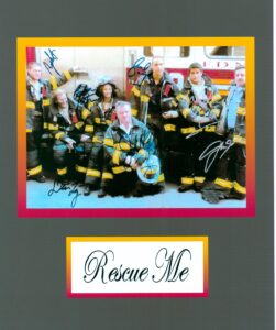 kirkland rescue me, classic tv, 8 x 10 autograph photo on glossy photo paper