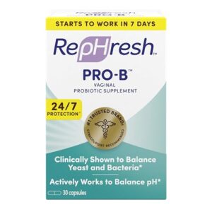 rephresh pro-b probiotic supplement for women, 30 oral capsules