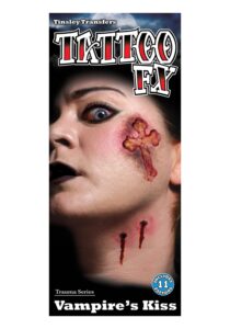 tinsley transfers vampire's kiss temporary tattoo kit standard