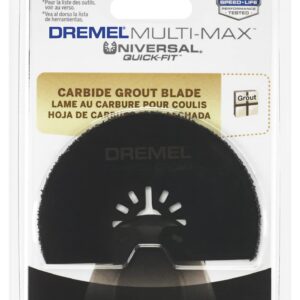 Dremel MM502 1/16-Inch Grout Removal Oscillating Multi-Tool Blade, (1-Pack) -Universal Quick- Fit Interface Fits Bosch, Makita, Milwaukee, and Rockwell