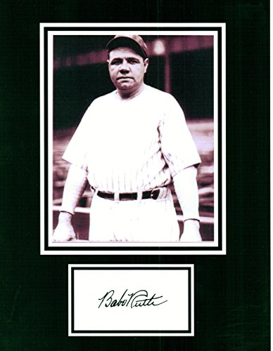 Kirkland Babe Ruth 8 X 10 Autograph Photo on Glossy Photo Paper