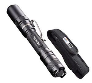 nitecore mt2a 345 lumens led flashlight w/bonus premium holster - use 2x aa batteries