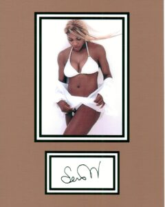 kirkland signature serena williams 8 x 10 autograph photo on glossy photo paper