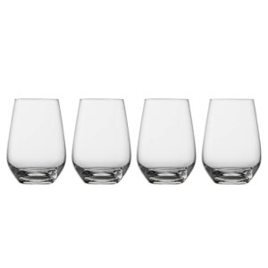 villeroy & boch like voice basic glass set of 4 highball tumblers