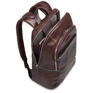 Piquadro Computer Backpack with Padded Ipad/Ipadmini Compartment, Mahogany, One Size