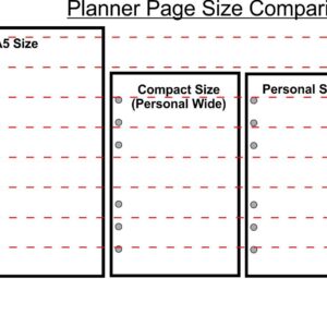 Pocket Size Daily Task Planner Insert, Sized and Punched for Pocket Notebook (3.25" x 4.75")