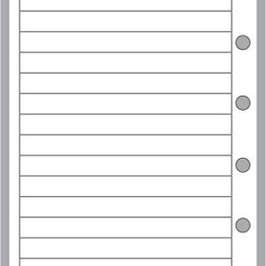 Pocket Size Daily Task Planner Insert, Sized and Punched for Pocket Notebook (3.25" x 4.75")