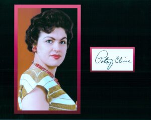 kirkland signature patsy cline 8 x 10 autograph photo on glossy photo paper