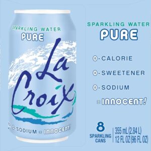 LaCroix Sparkling Water, Pure, 12 Fl Oz (pack of 8)