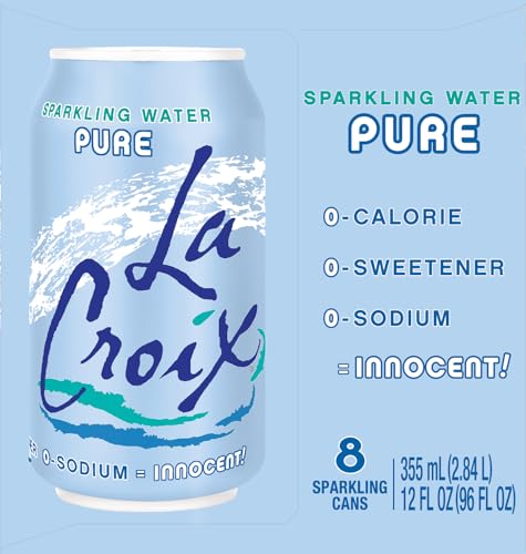 LaCroix Sparkling Water, Pure, 12 Fl Oz (pack of 8)