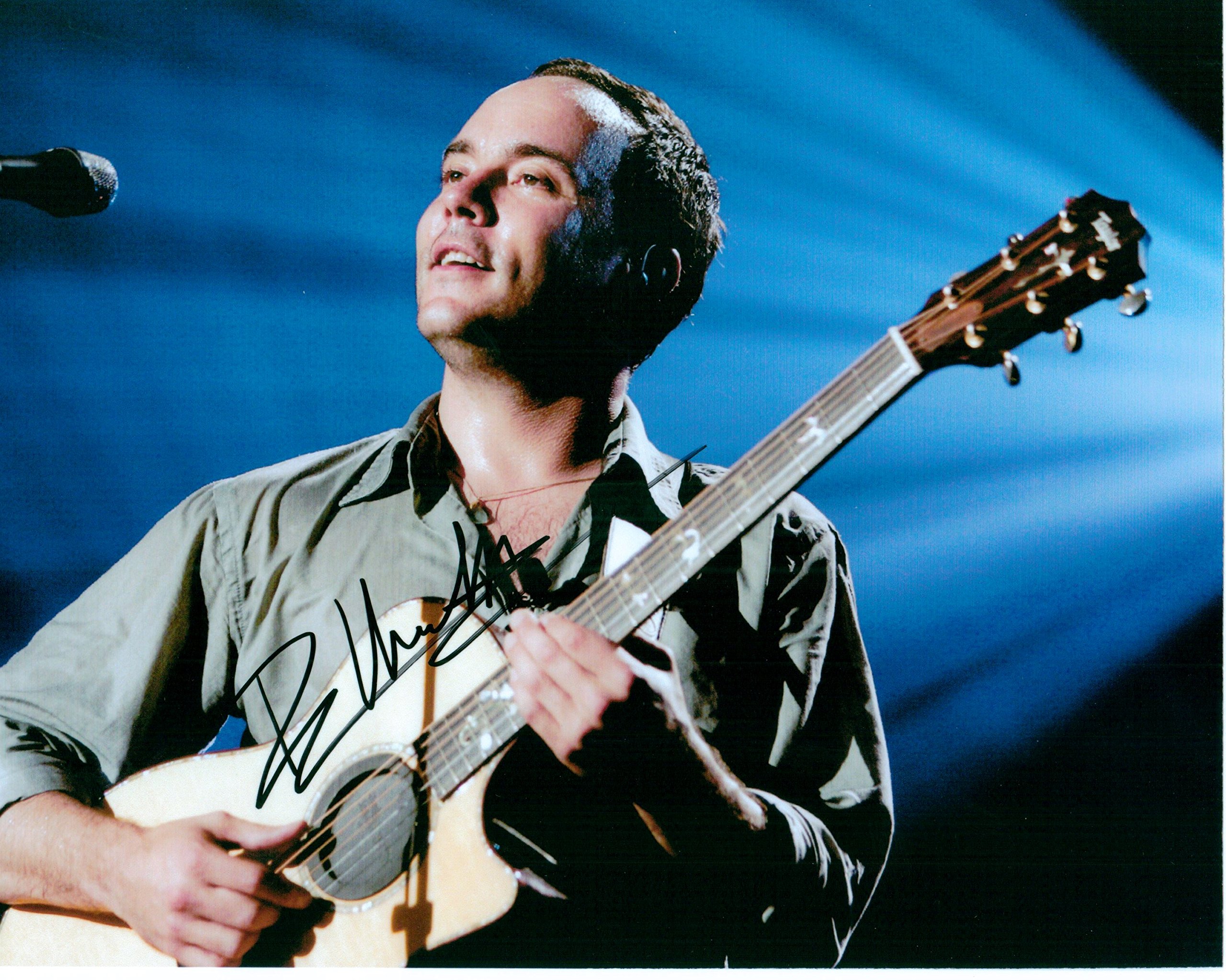 Kirkland Signature Dave Matthews 8 X 10 Photo Autograph on Glossy Photo Paper