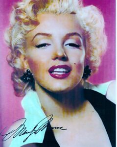 kirkland marilyn monroe 8 x 10 photo display autograph on glossy photo paper