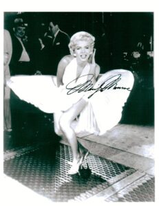 kirkland marilyn monroe 8 x 10 photo display autograph on glossy photo paper