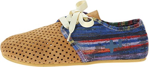 OTZ Shoes Women's Mustard/Batik Jazz Goat Suede Medium / 8 B(M) US