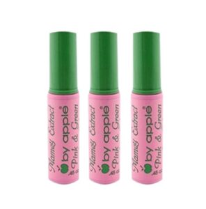 apple super lash mascara pink & green,3pcs x 45oz