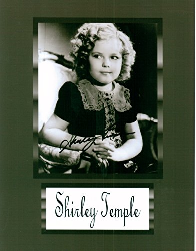 Kirkland Shirley Temple 8 X 10 Photo Display Autograph on Glossy Photo Paper