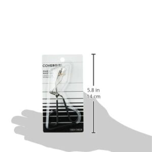 COVERGIRL Makeup Masters Eyelash Curler, Easy to Use, High Drama Lashes, 1 Count, Gentle and Easy Way to Curl Lashes, High Impact Lashes, Eye-Opening Effects