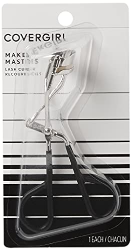 COVERGIRL Makeup Masters Eyelash Curler, Easy to Use, High Drama Lashes, 1 Count, Gentle and Easy Way to Curl Lashes, High Impact Lashes, Eye-Opening Effects