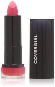 covergirl exhibitionist lipstick cream, bombshell pink 425, lipstick tube 0.123 oz (3.5 g)