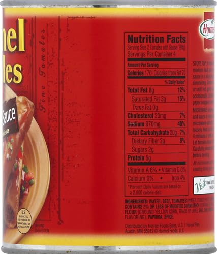 HORMEL Beef Tamales, 28 oz