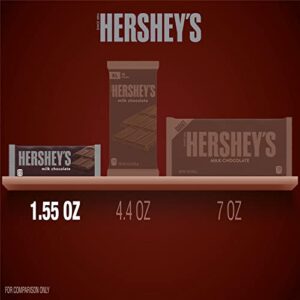 HERSHEY'S Milk Chocolate, Easter Candy Bars, 1.55 oz (6 Count)