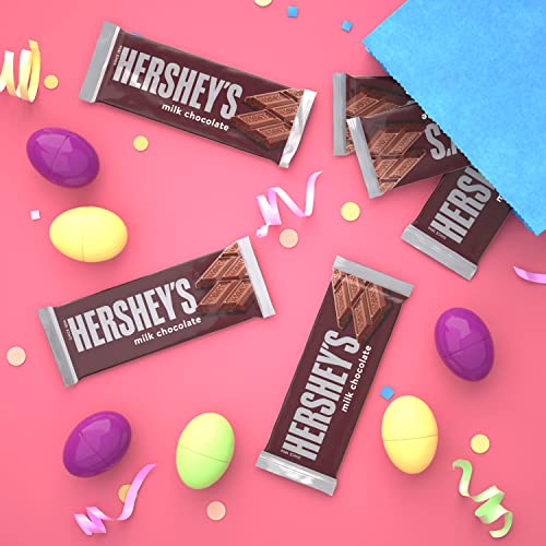 HERSHEY'S Milk Chocolate, Easter Candy Bars, 1.55 oz (6 Count)