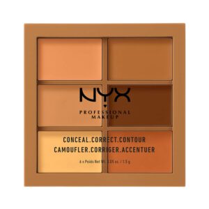 nyx professional makeup conceal correct contour palette - deep