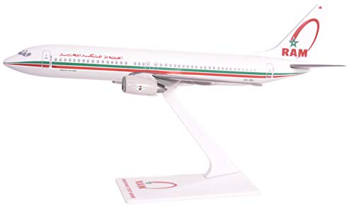 Royal Air Maroc Boeing 737-800 Airplane Miniature Model Snap Fit 1:200 Part# ABO-73780H-006