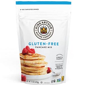 King Arthur Gluten-Free Pancake Mix, Non-GMO Project Verified, Kosher, 15 Ounces, Packaging May Vary