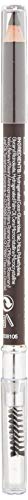 Eylure Brow Defining and Shading, Firm Pencil, Brow Crayon, Dual Ended, Dark Brown