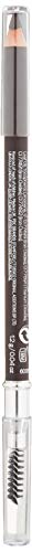 Eylure Brow Defining and Shading, Firm Pencil, Brow Crayon, Dual Ended, Dark Brown