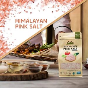 Himalayan Chef Pink Himalayan Salt, Coarse Grain, Refill Grinders - 2 lbs (2 Pound Bag)