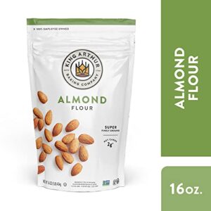 King Arthur, Almond Flour, Certified Gluten-Free, Non-GMO Project Verified, Certified Kosher, Finely Ground, 16 Ounces