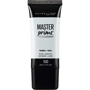 maybelline face studio master prime face primer makeup base, blur + smooth, 1 count