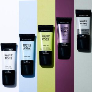 Maybelline Face Studio Master Prime Face Primer Makeup Base, Blur + Redness Control, 1 Count