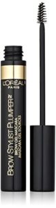 l'oreal paris brow stylist plumper brow mascara, transparent 385, 0.27 fluid ounce