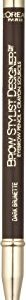 L'Oreal Paris Brow Stylist Designer Eyebrow Pencil, Dark Brunette [315] 0.045 oz