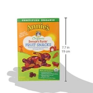 Annie's Gluten Free Organic Bernie's Farm Fruit Snacks, 4 Oz, 5 Ct