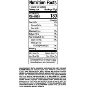 Nutrisystem® Double Chocolate Breakfast Muffins Pack, Helps Support Weight Loss - 16 Count