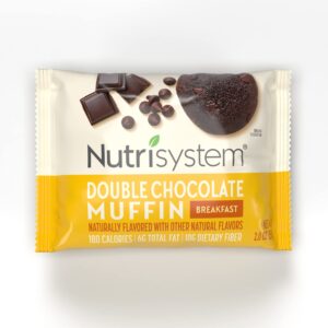 Nutrisystem® Double Chocolate Breakfast Muffins Pack, Helps Support Weight Loss - 16 Count