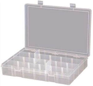 durham mfg compart box adj plastic clr