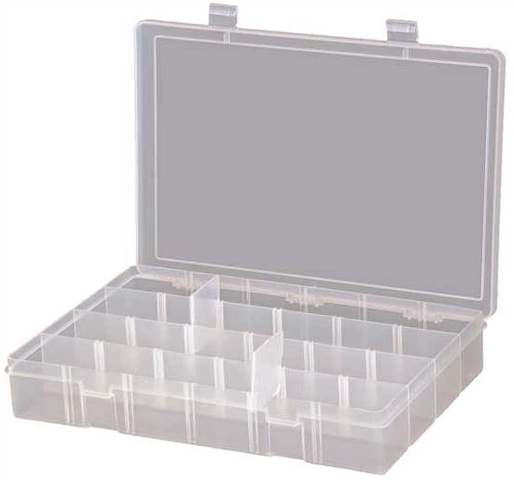 Durham Mfg COMPART BOX ADJ PLASTIC CLR