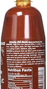 Sriracha Hot Chili Sauce Large Bottle 740ml (28oz X 2 Pack)