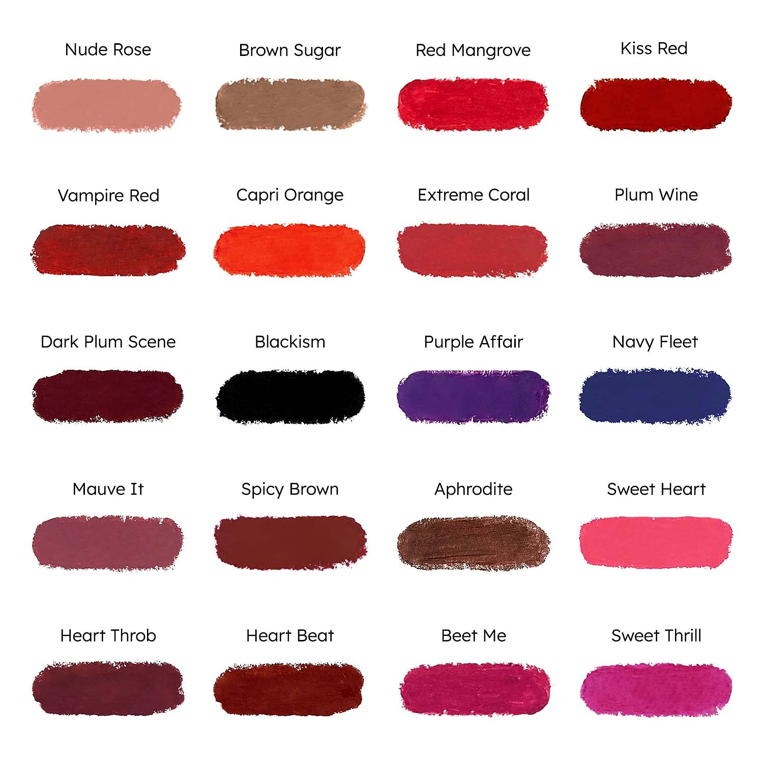 Ruby Kisses Lipstick, Black Color, Matte Finish, Long-Lasting, Highly Pigmented, Smooth Apply, Full Coverage Lip Color Makeup (Blackism)