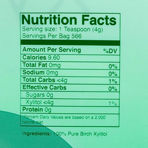 Morning Pep Pure Birch Xylitol (Keto Diet Friendly) Sweetener with no Aftertaste 5 LBs (Not from Corn) Non GMO Kosher Gluten Free Product of USA. 80 Onces