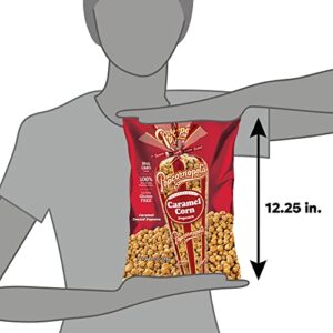 Popcornopolis Gourmet Caramel Corn Popcorn, Popped Popcorn Snack Bags 9.5 Oz